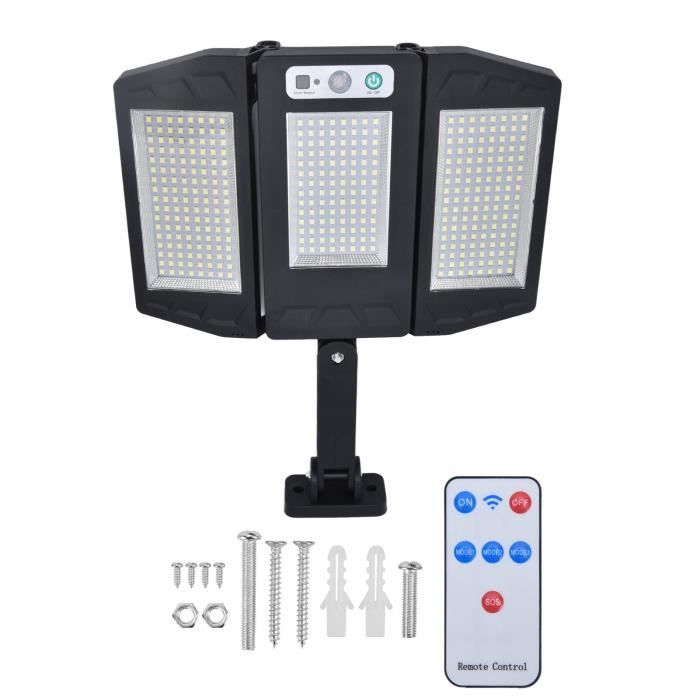 Garosa Lumière solaire LED 384LED Solaire Applique Murale Détecteur De ... Garosa Lumière solaire LED 384LED Solaire Applique Murale Détecteur De ...