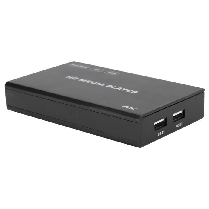 HURRISE Lecteur de lecture en boucle X6 Lecteur Multimédia Numérique 4K ...