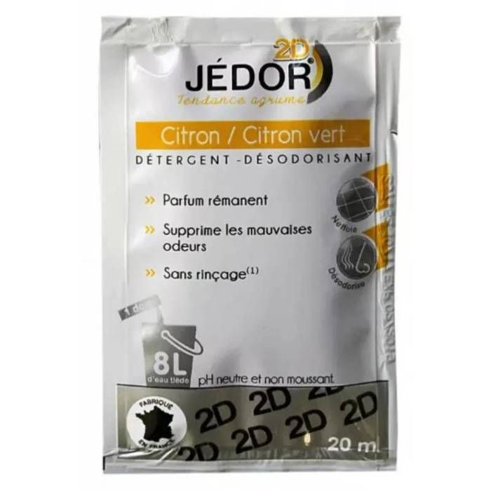 JEDOR - Dosettes sols 2D - Parfum citron- x250 - Cdiscount Au quotidien