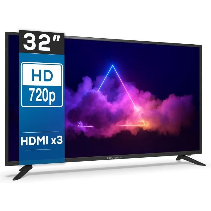 K32Dlg12H - Smart Tv 32 Pouces, 800 Pci Hz, 3X Hdmi, Usb. Enregistreur, Lecteur, Dvb-T2-C-S2 ...