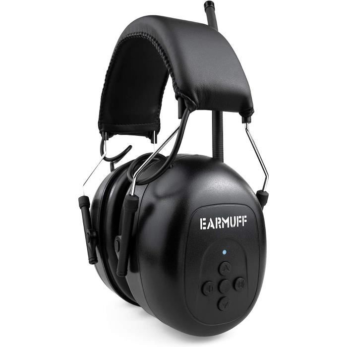 Protection auditive EARMUFF avec radio FM et isolation 31dB Écoutez vos ...