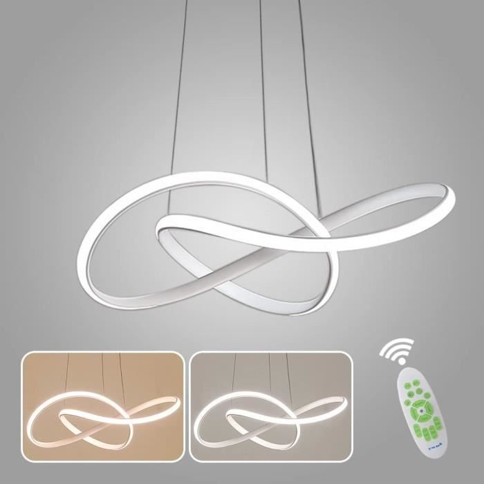 YLFXL Lustre LED Moderne 37W, Simple Et Créatif Avec Suspension ...