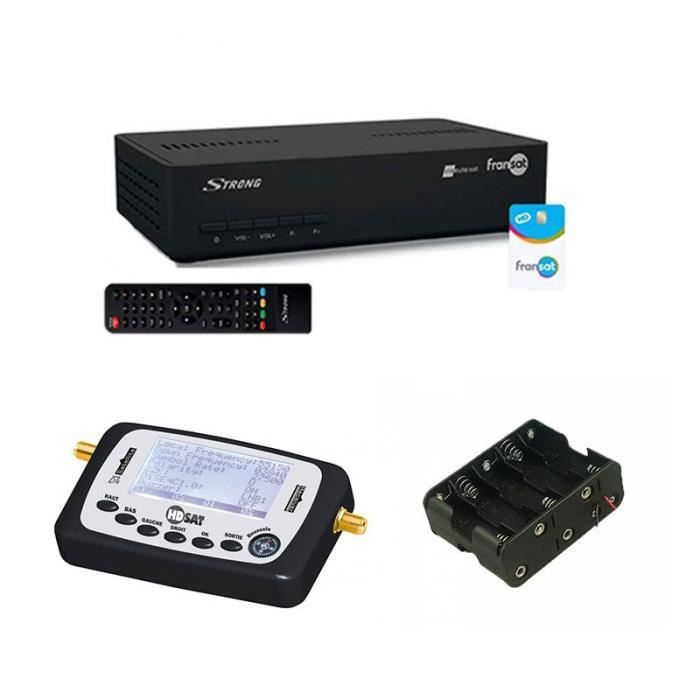 Pack STRONG SRT7407 Récepteur TV Satellite + HDSAT Pointeur satellite ...