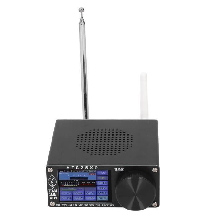 Radio Fm, Wifi Type C Spectre De Charge À Balayage Récepteur Radio Fm Écran Tactile 2,4 Pouces ...