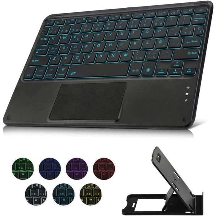 Clavier K08 Bluetooth Avec Pavé Tactile Qwerty Espagnol Pour Tous ...