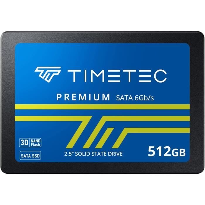 Disque Ssd 3D Nand Qlc Sata Iii 6 Go-S 2,5" 7 Mm Vitesse De Lecture ...