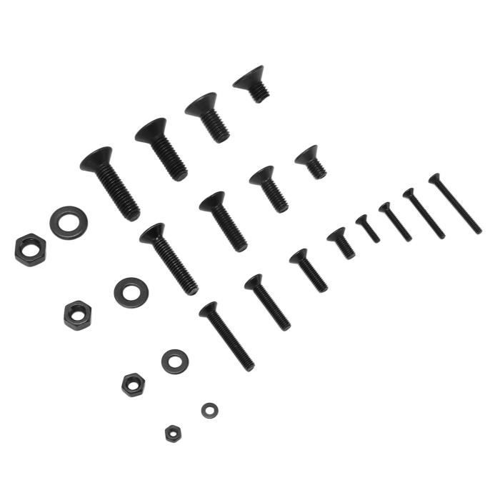 XIJ Assortiment de rondelles à écrous à vis 1220 Pcs Vis crou Rondelle Assortiment Kit M2 M3 M4 ...