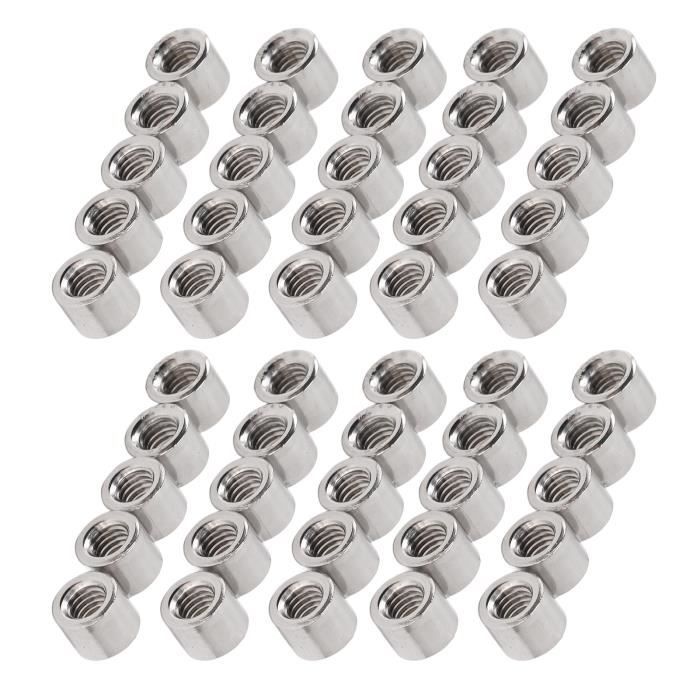 Écrou d'accouplement rond YOSOO - Lot de 50 - Acier inoxydable 304 ...