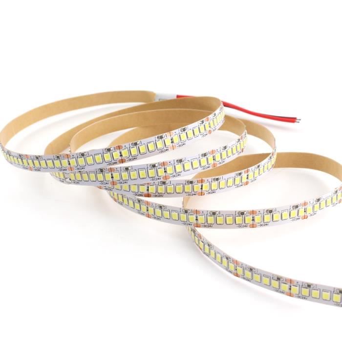 BANDE LED,5V-60leds-Warm White--5V 12V 24 V bande led 5m SMD 2835 60Led ...