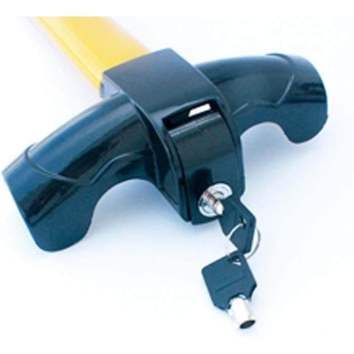 Antivol bloque-courant de voiture, bloc volant universel, 2 clés ...