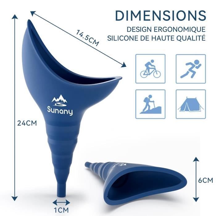 Urinoir Femme,Urinoir Femelle À Entonnoir En Silicone, Portable Pour ...