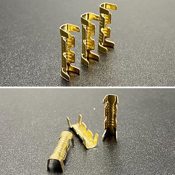 Cosse electriques Laiton Bullet Connecteurs Kit de connecteurs à cosse ...