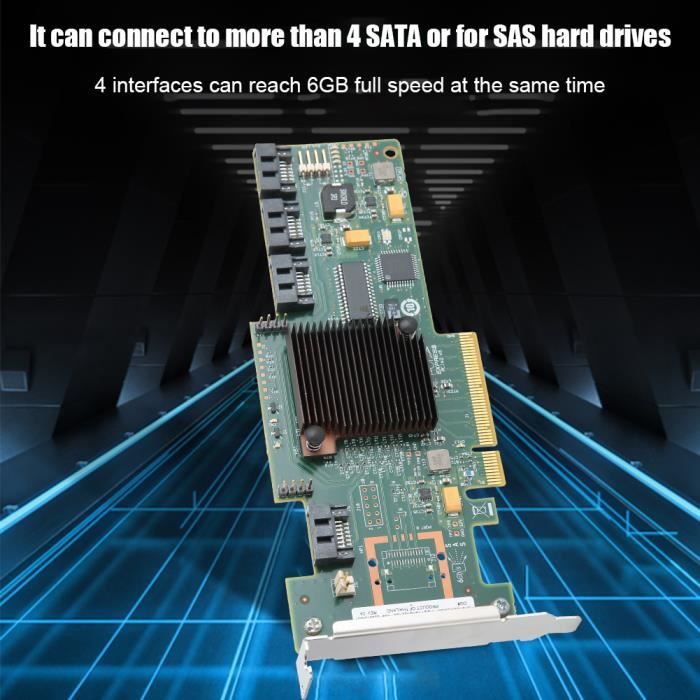 Carte Raid Sata Bimode Pour Sas À 4 Ports Carte Matricielle À Cadre ...