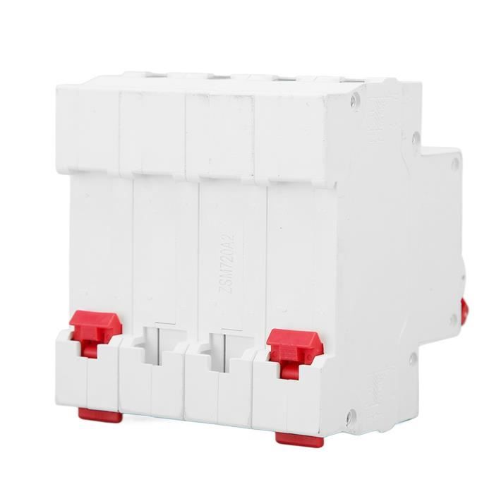 Petit disjoncteur CC 4P Mini disjoncteur 4P 6000A capacité de rupture petit disjoncteur cc pour ...