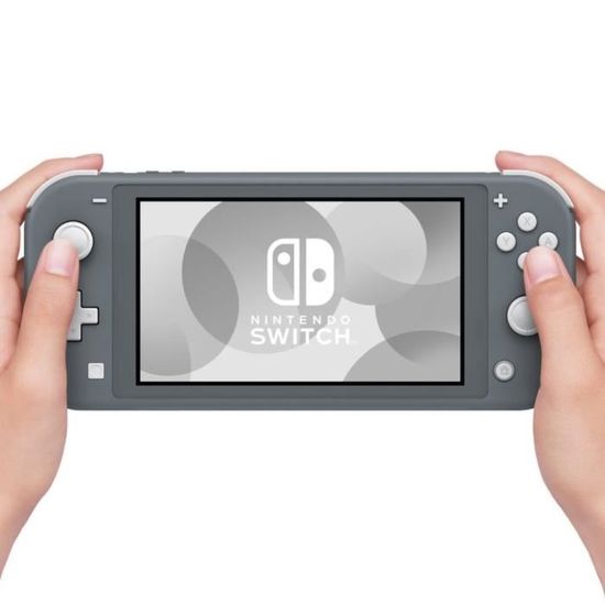 Console portable Nintendo Switch Lite • Gris - Cdiscount Jeux vidéo