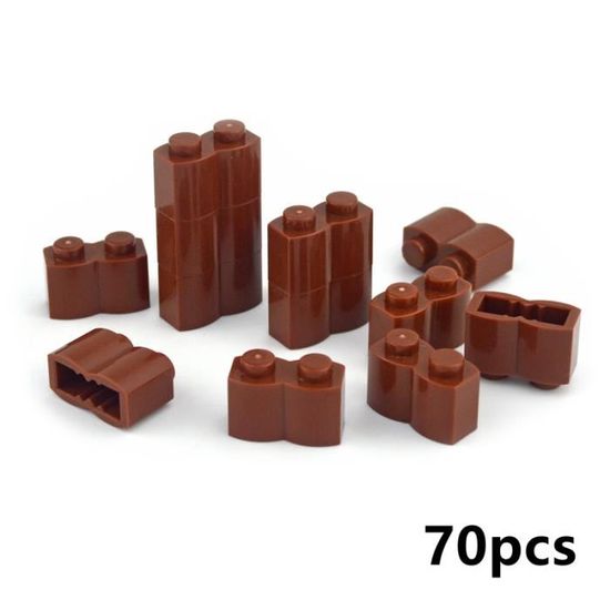 Brun-Blocs De Construction En Plastique Pour Enfants, Jouets Éducatifs ...