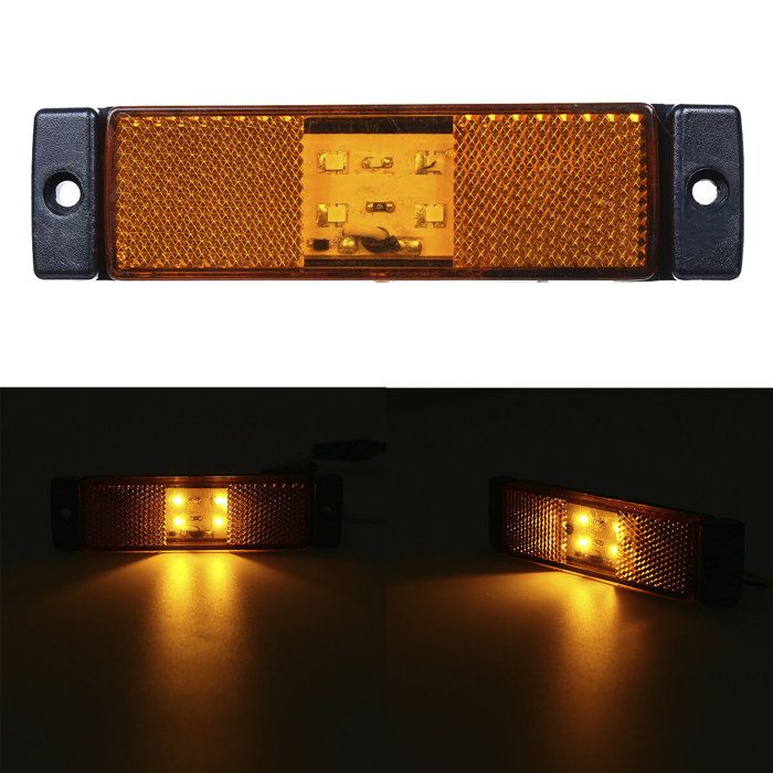 Feux de signalisation latéraux LED 12 / 24V pour camion DAF xf105 ...