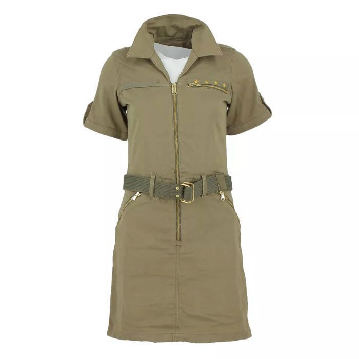 Robe Schott ROBE ARMY CEINTURE SCHOTT KAKI - Cdiscount Prêt-à-Porter