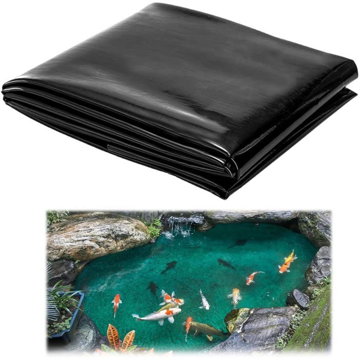 Bâche flexible pour étang à poissons 2 m x 2 m,Bâche pour Bassin,Bâche ...
