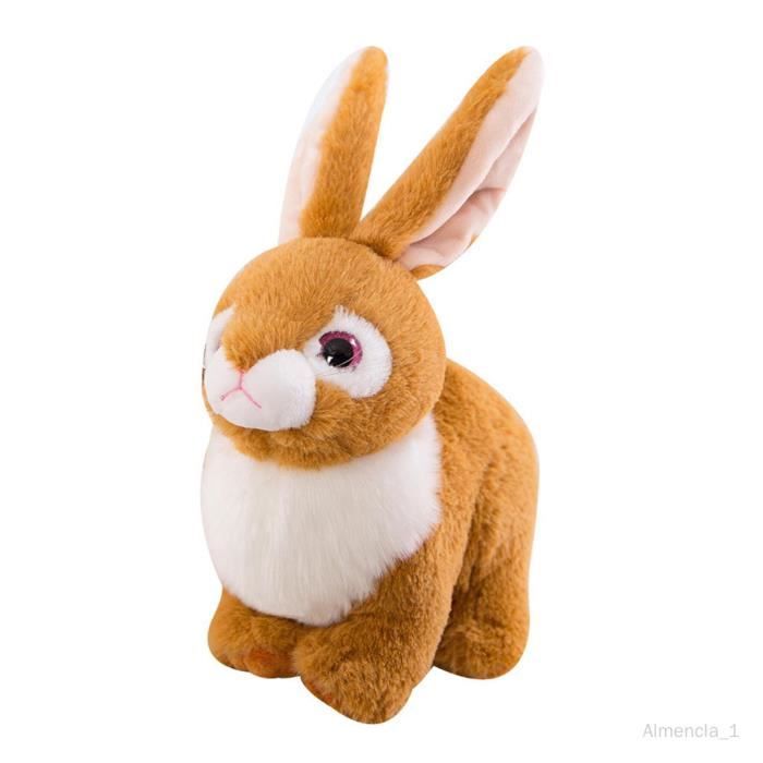 Lapins de Pâques en peluche belle peluche lapin câlin en peluche poupée pour les faveurs de fête ...