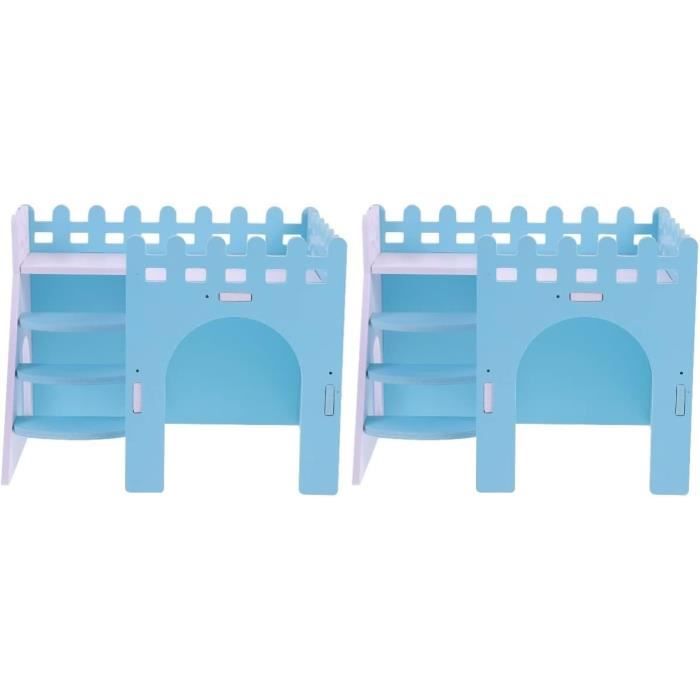 Petit Couchage Pour Cabane Rat Cobayes Aire De Jeux Cage Deux Clôtures ...