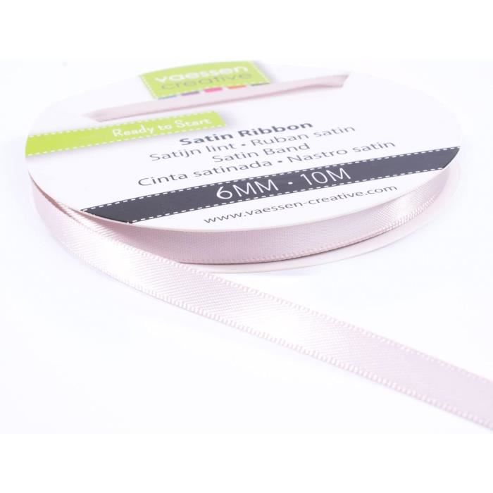 Ruban Satin, 6Mm X 10M, Éclat Élégant Pour Créer Des Cartes, Scrapbooks ...