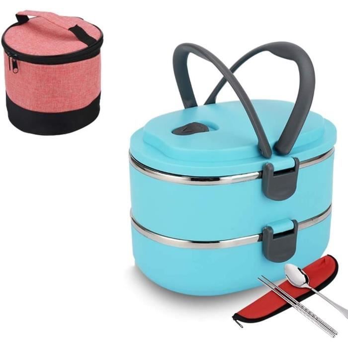 2 Tier Lunch Box Lunch Box Sandwich conteneur isotherme Bento Box ...