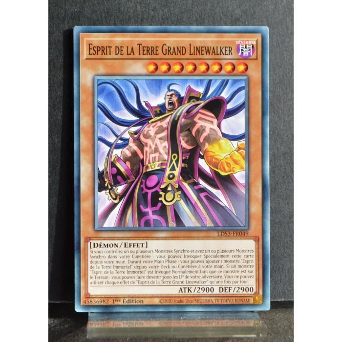Carte YU-GI-OH LDS3-FR049 Esprit de la Terre Grand Linewalker Commune NEUF FR - Cdiscount Jeux ...