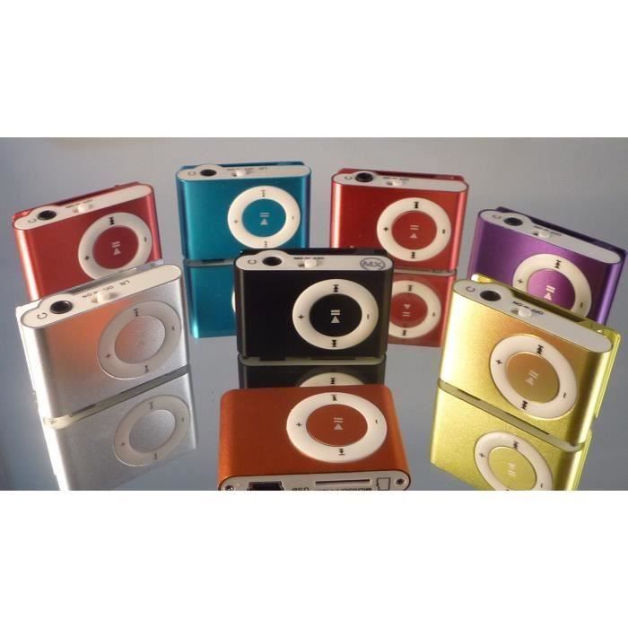 Lecteur MP3 Player Card Reader, Ecouteurs Headphone, Carte Micro SD 2/4 ...