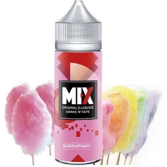 ELIQUIDE 50ML - MARQUE : MIX - SAVEUR : BARBE A PAPA - SANS NICOTINE ...