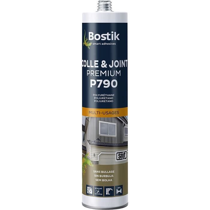 Mastic Colle & Joint Polyuréthane Premium P790 Gris Multi-Usages ...