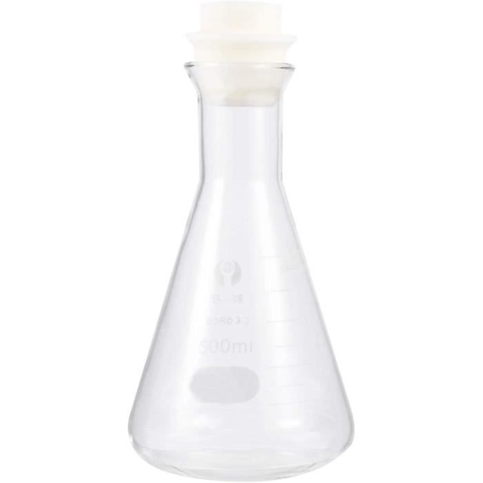 Boule à Oreilles Étroites Erlenmeyer, Flacon Conique Cylindre Gradué ...