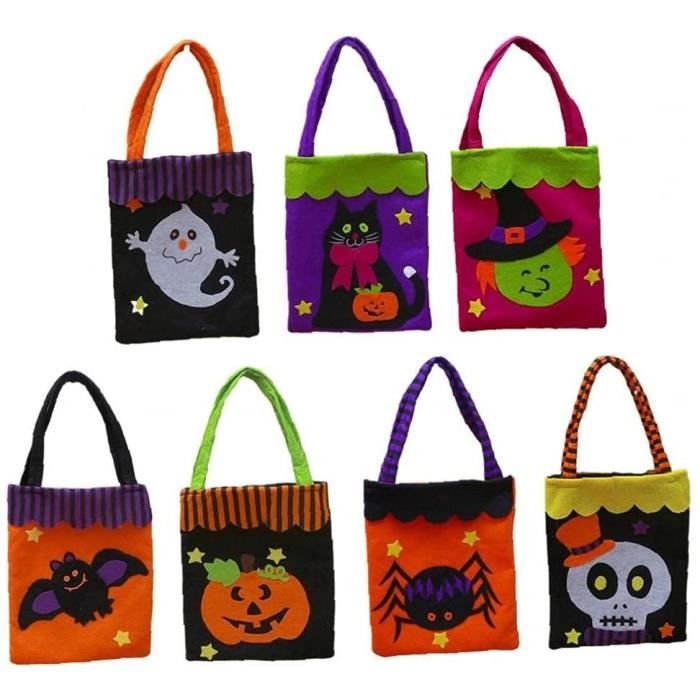 Pumpkin Candy Sac Halloween Candy Seau Sentait Trick Ou Traiter Sacs ...