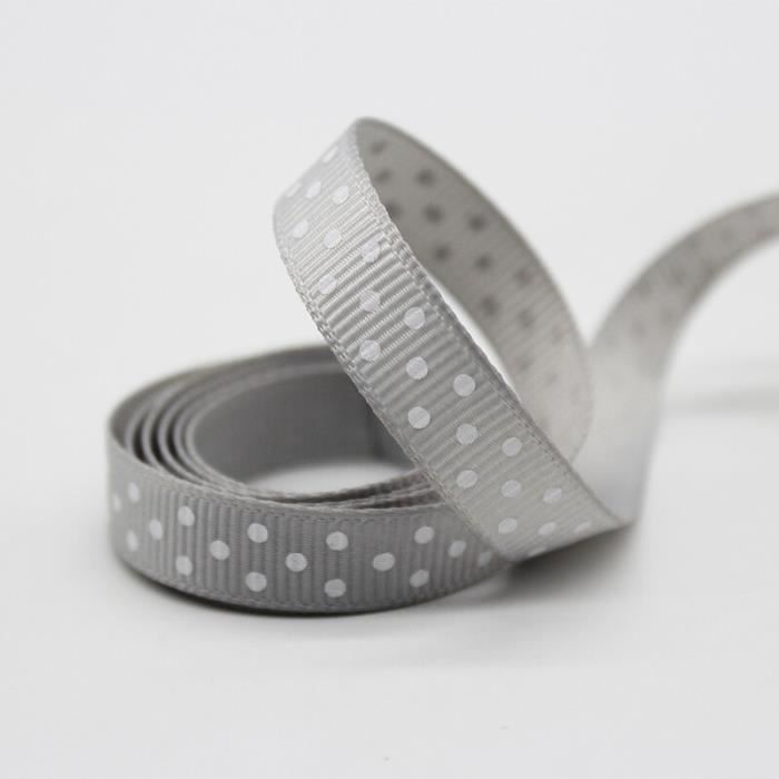 Bobine de ruban - Collection Gros-Grain - 30 Couleurs - Imprimés à Pois ...