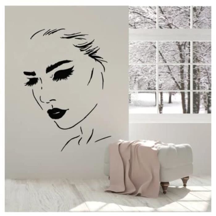 DIY Belle Sticker Mural Spa Salon De Beauté Décor Intérieur Amovible ...
