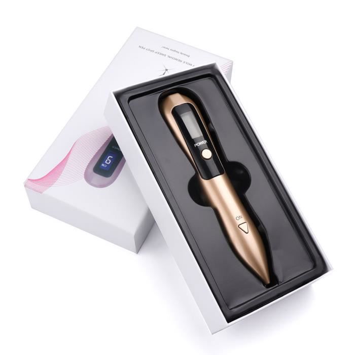 Machine laser pour enlever les taches de rousseur avec écran LCD stylo ...