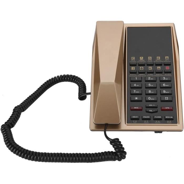 Téléphone Filaire Mini Téléphone Bureau Téléphone Fixe Téléphone ...
