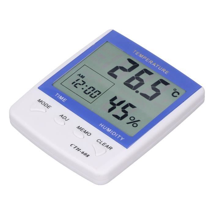 Thermomètre - DILWE - Modèle Numérique - Mesure Température et Humidité ...