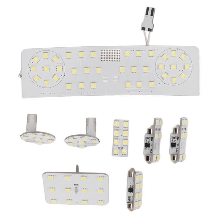 Dilwe voyants sans erreur de voiture 8 pièces voiture LED intérieur ...