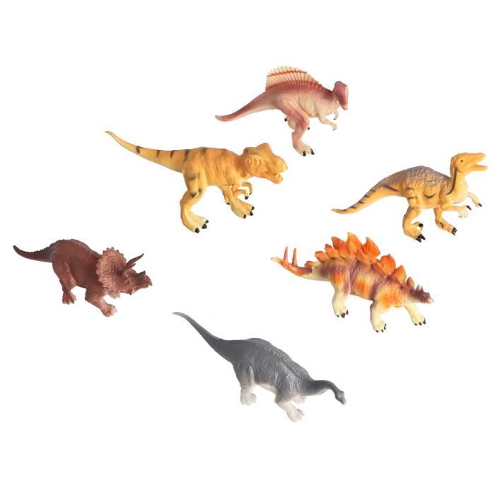 ESTINK Ensemble de modèles de dinosaures Ensemble de 6 jouets de ...