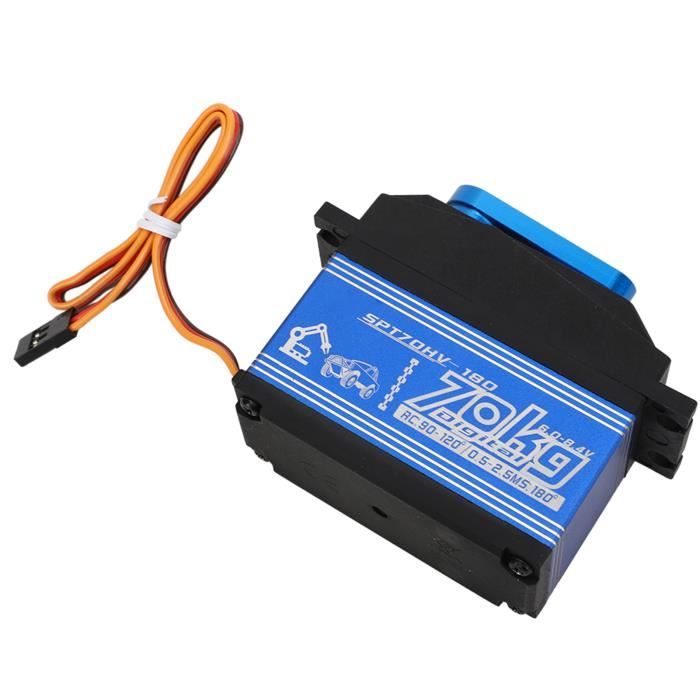 KIMISS Servo RC Boîtier de direction en métal étanche à couple élevé ...