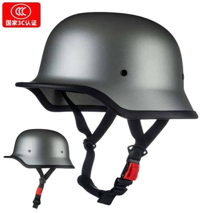 Casque de Soldat Allemand pour Moto,Demi-casque Rétro Harley,Été ...