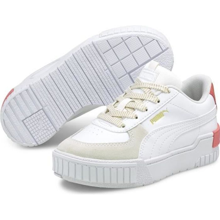 PUMA, Cali sport fireworks ps, Puma white-sun kissed coral Blanc ...