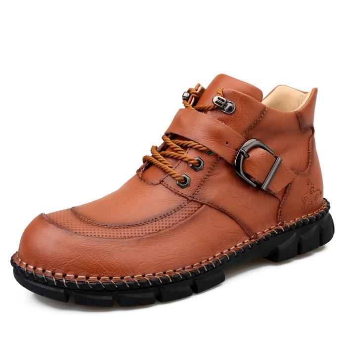 Chaussures de ville homme-Classique de la mode- Brun Brun - Cdiscount ...