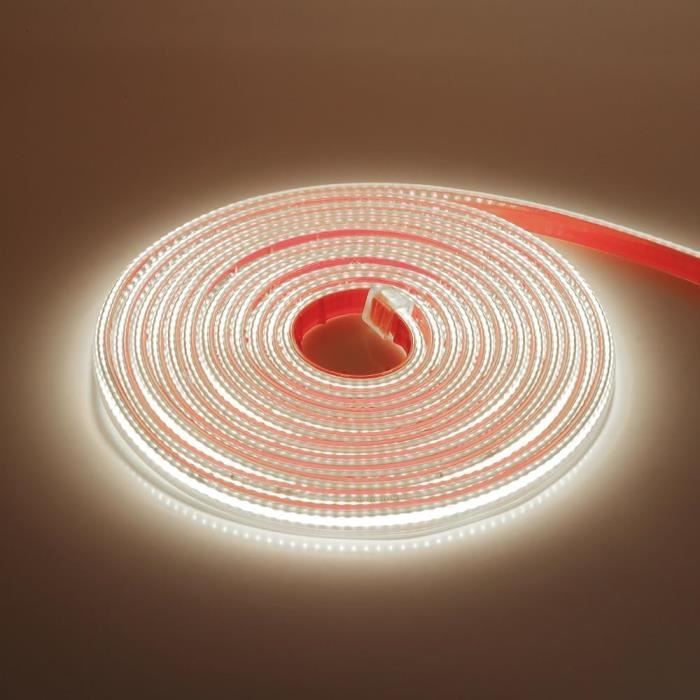 Bande Led Etanche 220V, Cob 288Leds-M Ruban Étanche Ip65 Découpable ...