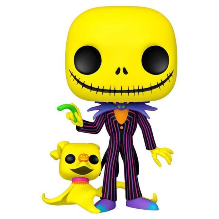 TNBC Jack Skellington & Zero Black Light 10" Pop! Vinyl - Cdiscount ...