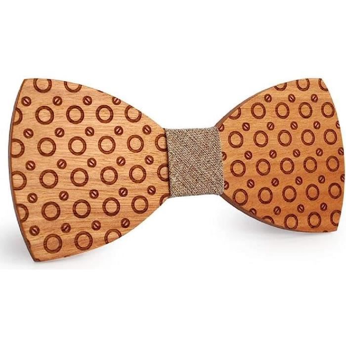 Noeud Papillon Bois Fait Main, Chic Et Tendance, Accessoire Mode Ou ...