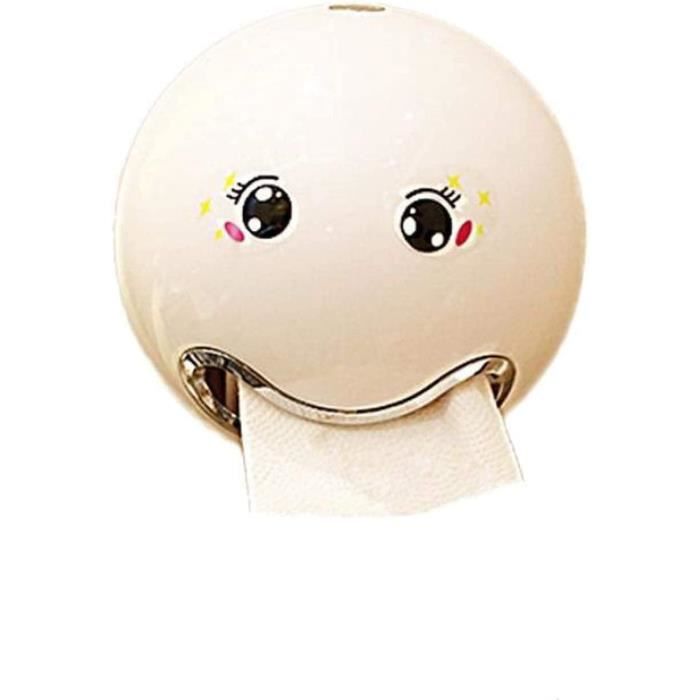 Porte-Rouleau, Creative Smiley Porte Papier Toilette, Étanche Mur Monté ...
