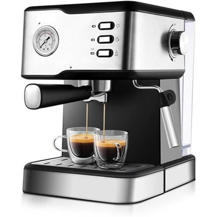 Machines À Café Machine À Café Semi-Automatique 15Bar Avec Cappuccino ...