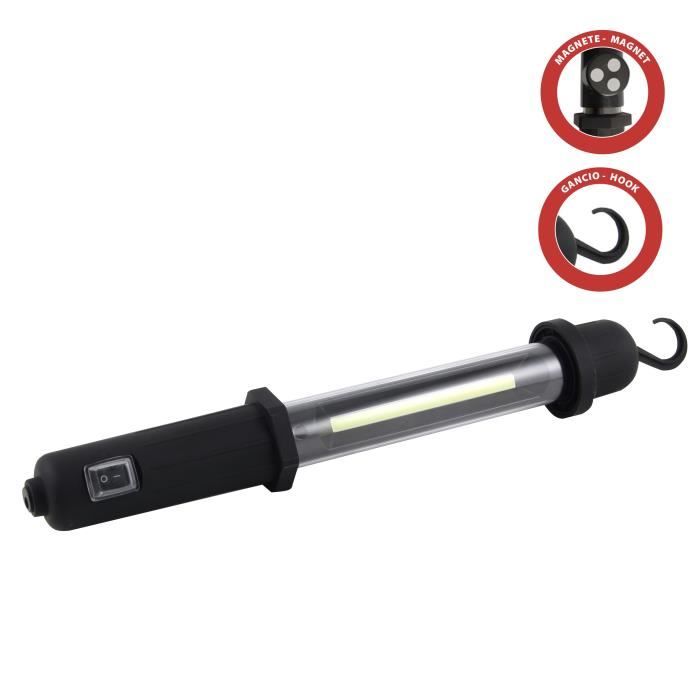 Lampe de travail - VELAMP - LIGHT STICK - Rechargeable - 3W - Intérieur ...